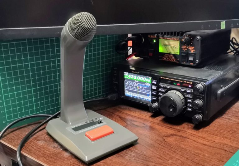 FT-991Aのデスクトップマイクを格安で調達する(TOA PM-660の接続) – ぱらめでぃうす